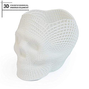 3D BEST-Q GF-ABS (Glass Fiber-infilled) White 1.75MM 3D Printer Filament, N.W. 1KG, Hight Hardness&Toughness (White）