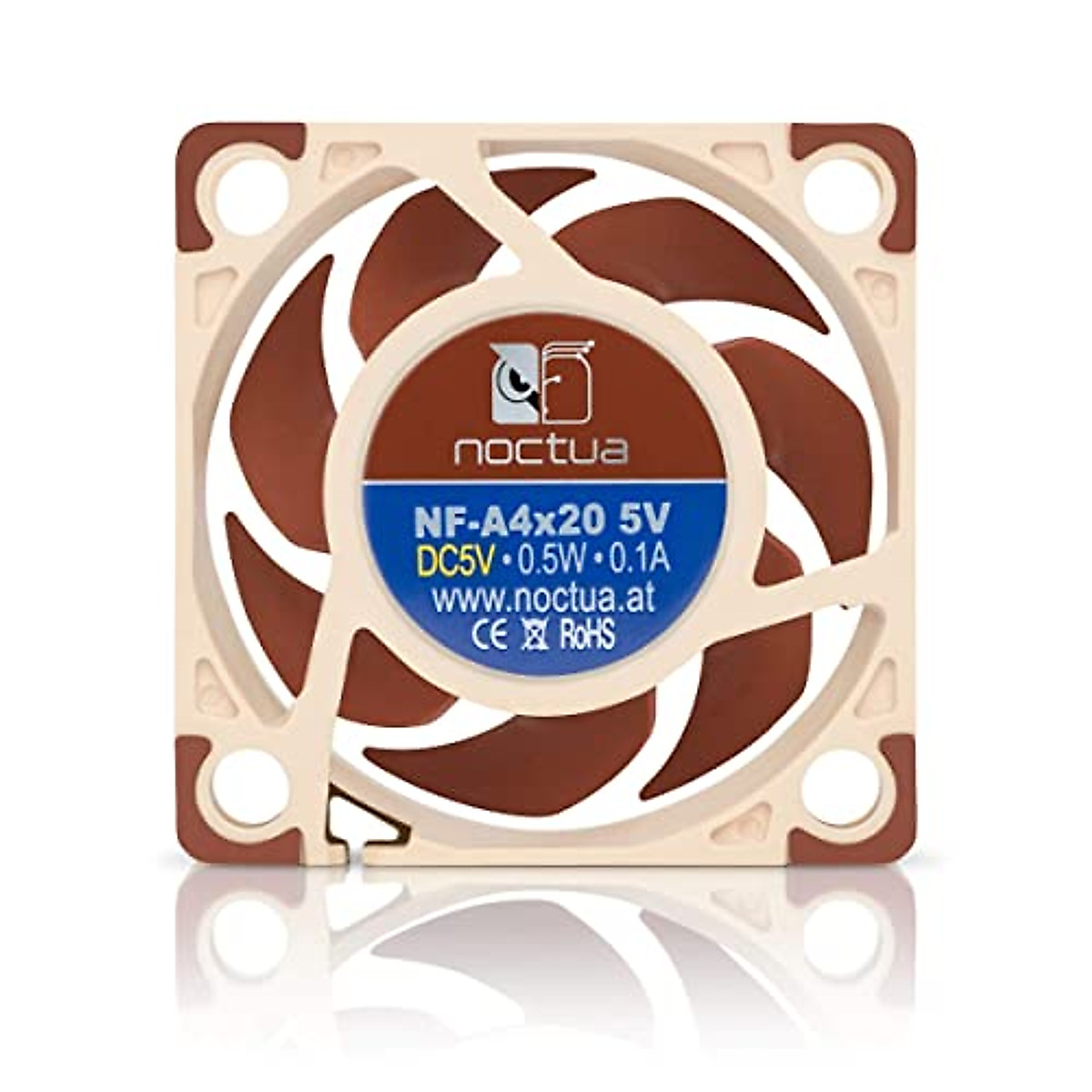 Noctua NF-A4x20 5V, Premium Quiet Fan, 3-Pin, 5V Version (40x20mm, Brown)