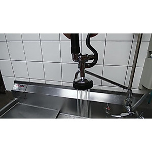 Pre Rinse Sprayer Sink Sprayer Replacement Spray Valve for Commercial Sink Faucet Polished High Pressured, Black