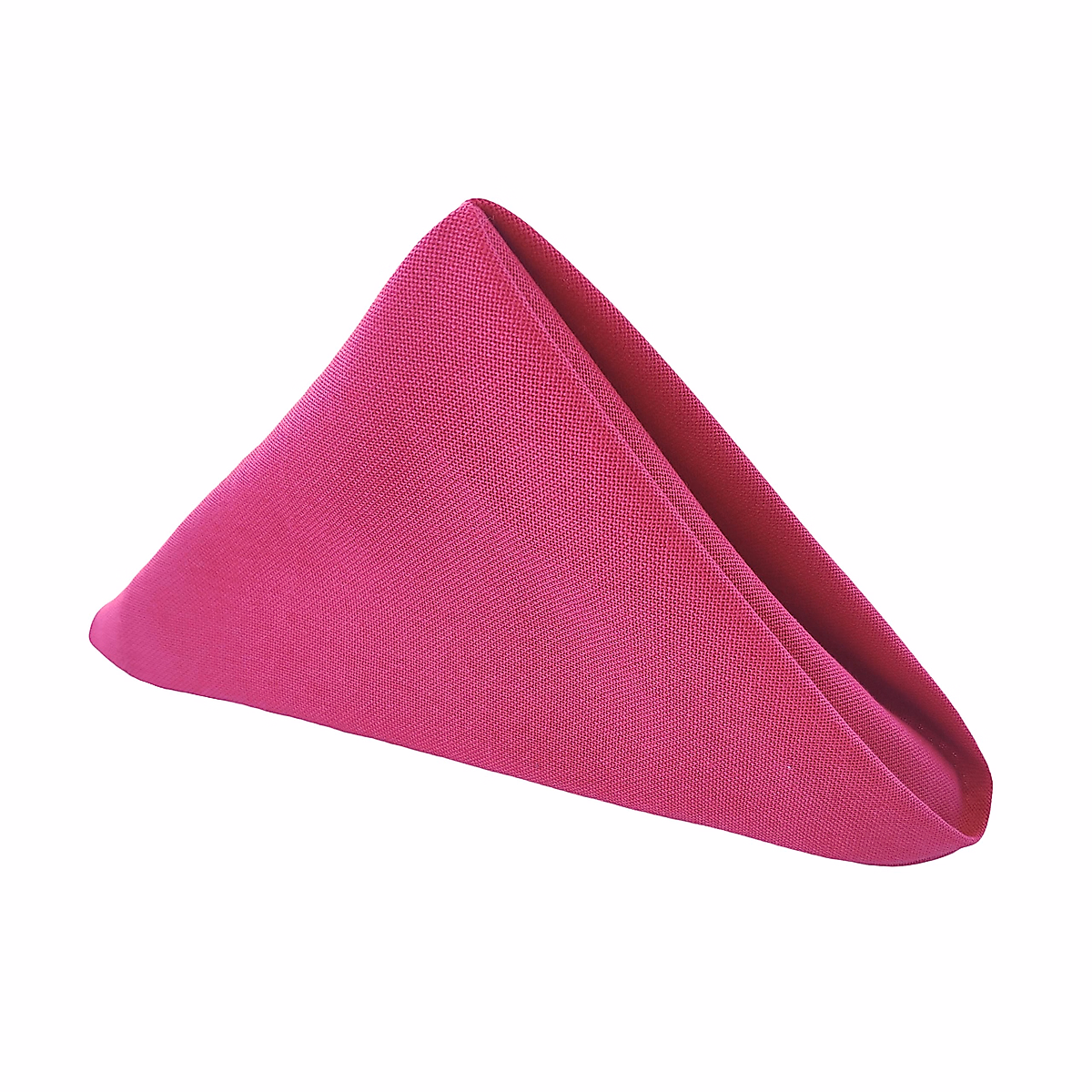 AVKA Studio 100% Cotton Dinner Napkins - Fuchsia Pink Cloth Napkins - 18x18 - Set of 6 - Bright Fabric Napkins for Kitchen or Dining Table - Everyday use, Picnics, Valentines Day - Washable Reusable