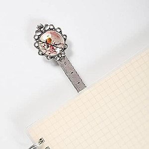 Long Metal Bookmark,Vintage Book Marks for Gift,Bird Flowers Rose Tree Bookmarks for Women and Men Book Markers