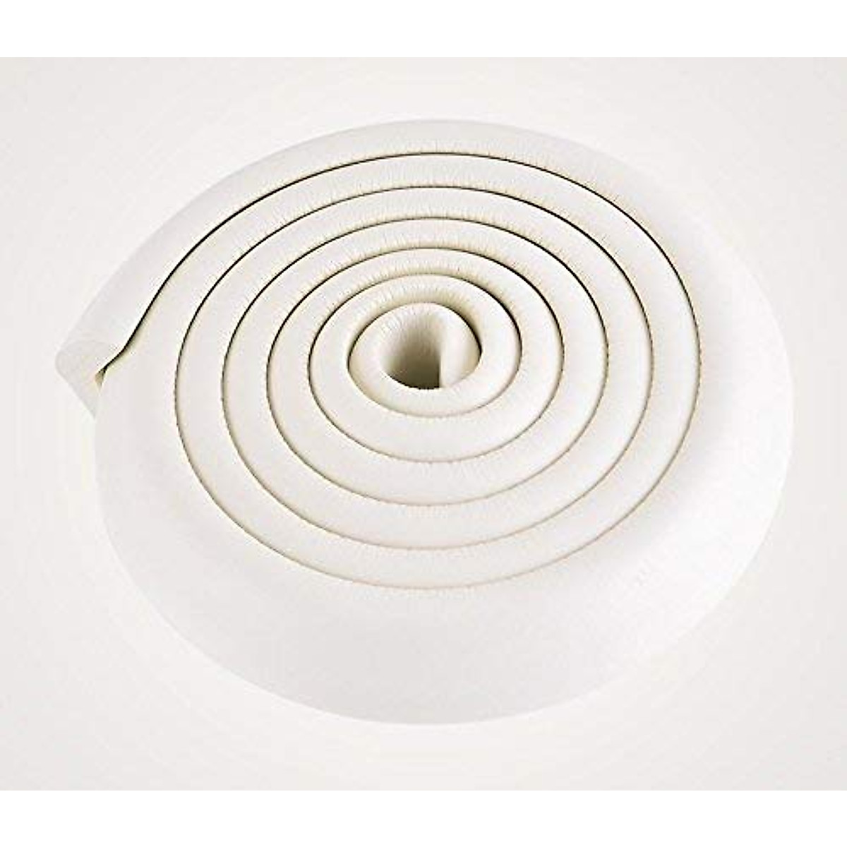 L Shape Extra Thick Furniture Table Edge Protectors Foam Baby Safety Bumper Guard 6.5 Ft. Furniture Edge Bumper Guard. Baby Proofing Edge (Ivory white)