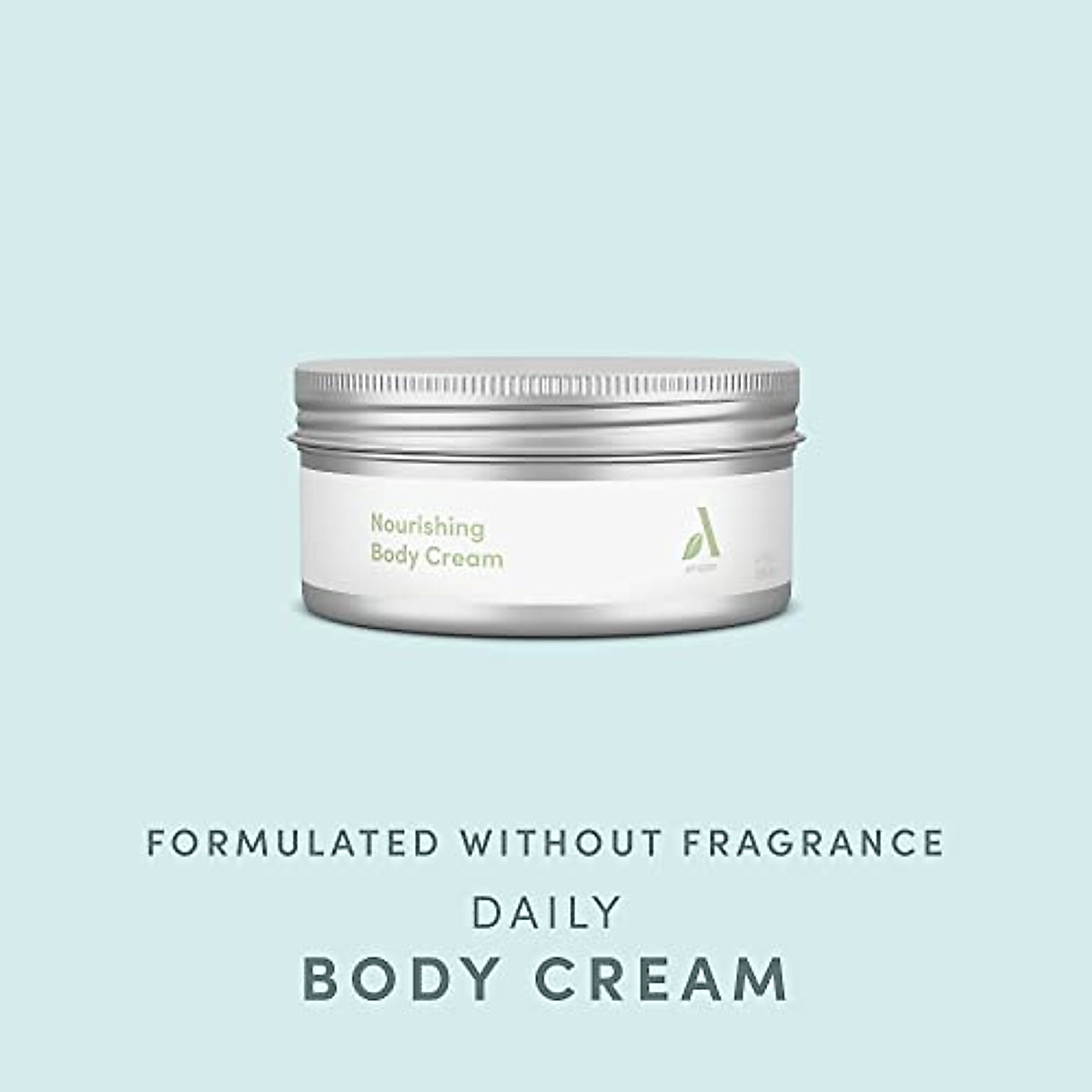 Amazon Aware Nourishing Body Cream with Vitamin E & Shea Butter, Vegan, Formulated without Fragrance, Dermatologist Tested, 6.7 fl oz