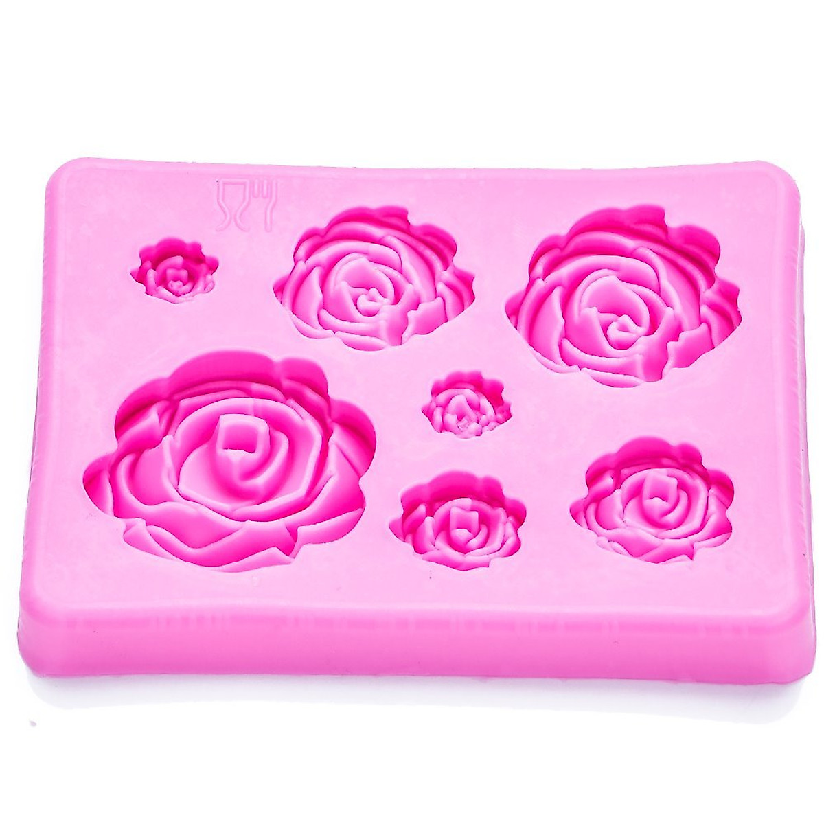 2PCS Rose Flowers silicone molds Cake Chocolate Mold wedding Cake Decorating Tools Fondant Sugarcraft Cake Molds