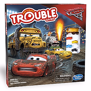 Hasbro Gaming Cars 3 Trouble Board Game