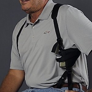 WYOMING HOLSTER LLC Gun Holster SHOULDER FITS RUGER SECURITY-9 9MM LUGER 4" BRL MOSSBERG MC 2 S&W SW9VE 5900 GLOCK 17 19 22 23 30 31 32 G44 5