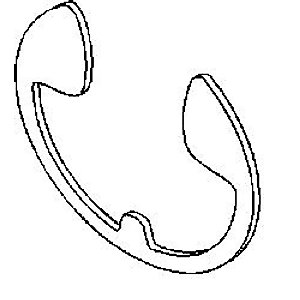 Retaining Ring (External) for A-dec (ADR040) ADR040