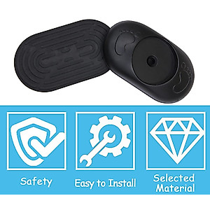 4 Pack Baby Gate Wall Protector, Protect Walls & Doorways for Pet & Dog Gates, Pressure Mounted on Stair Gate, No Screw Need