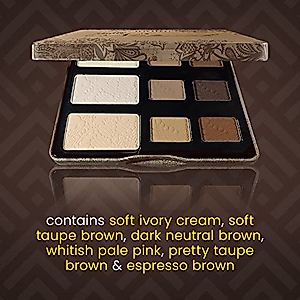 Ccolor Cosmetics - Matte Natural, 9-Color Eyeshadow Palette Matte Finish, Highly Pigmented Eye Shadow Makeup, Long-Wearing Eye Palette, Eye Makeup Kit with Easy-to-Blend Neutral Shades