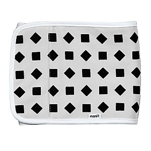 Nanit Breathing Wear Band – Works with Nanit Pro Baby Monitor to Track Breathing Motion Sensor-Free, Like Your Hand On Their Heart from Anywhere, 100% Cotton, Size Small, 0-3 Months, Pebble Grey