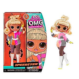 L.O.L. Surprise! O.M.G. Speedster Fashion Doll with Multiple Surprises and Fabulous Accessories – Great Gift for Kids Ages 4+