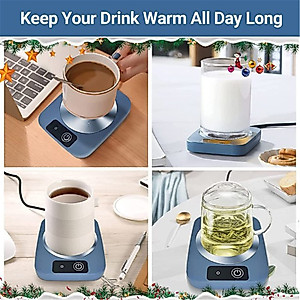 iNoDoZ Warmer for Desk Coffee Mug Warmer for Desk Office Home Winter Table Place Mats of 6 (E, One Size)