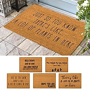 Indoor Mat All-Season Heavy Duty Durable Door Mat with Sayings Doormats Front Door Home Entrance Porch Mat Home Décor for Indoor, Outdoor, Entry, Patio 16" x24"