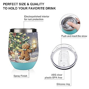 OPTKSNCU 304 Stainless Steel Insulated Cup with Lid, Candle Holder Print Durable, And Easy to Clean – Ideal for Home, Office, And Gift Giving