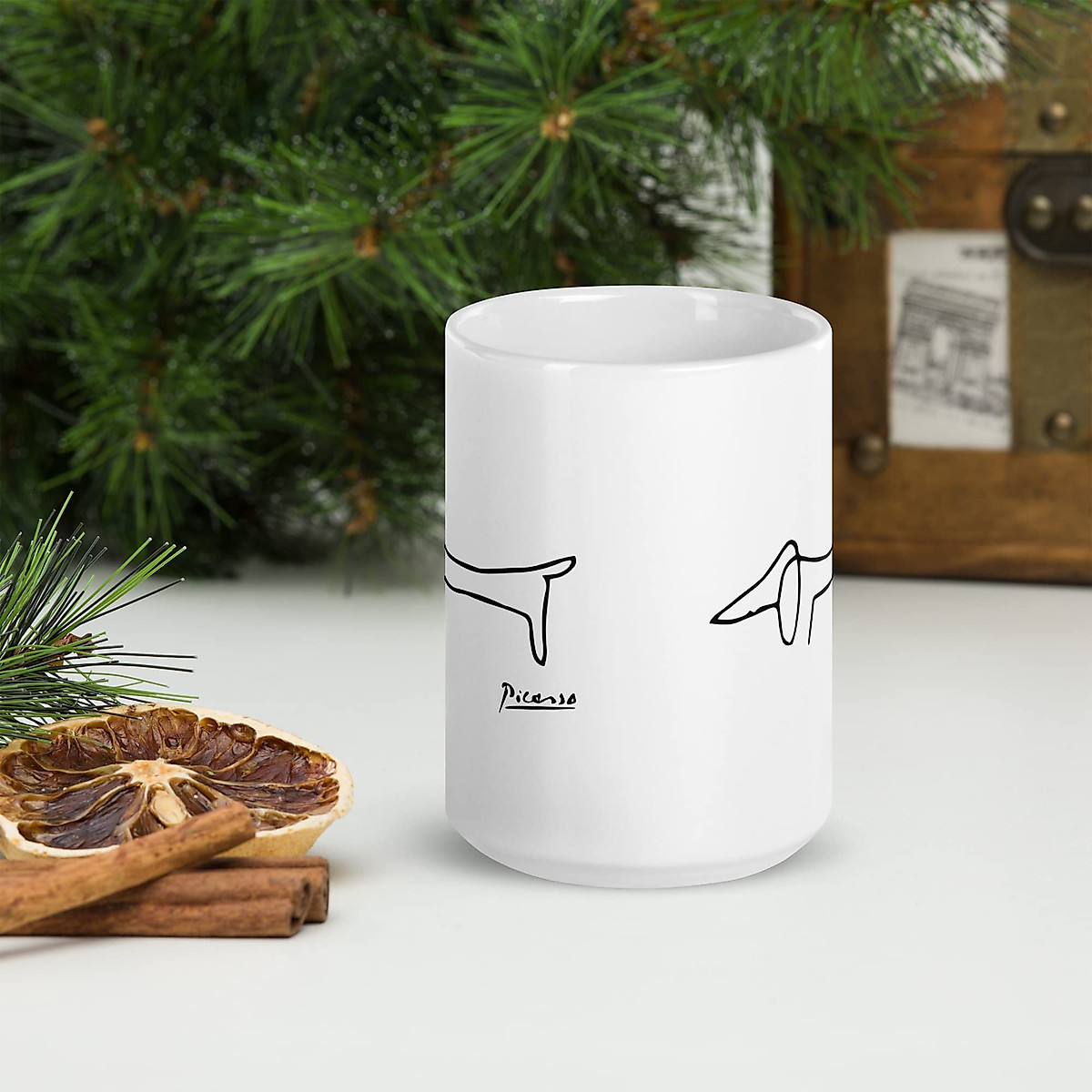 Dog Lump Dachshund Line Art Mug (11oz - 15oz)