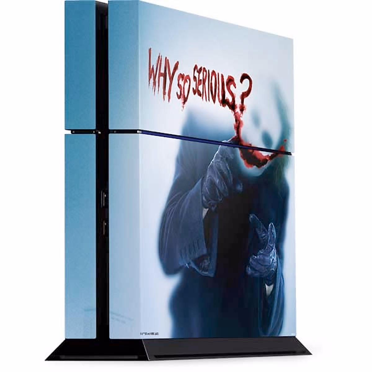 Skinit Decal Gaming Skin Compatible with PS4 Console - Officially Licensed Warner Bros Why So Serious Design
