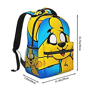 Zqiyhre Mike-CRA Backpack Print Cartoon Small Laptop Backpack School Backpack for Teenagers