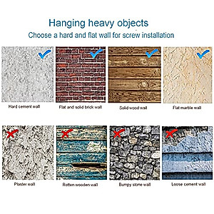 Nlmyt Mop and Broom Holder Wall Mount, Broom Organizer Wall Mount, Stainless Steel Mop Holder Storage, Broom Hook, Heavy Duty Broom Rack for Home, Garage, Garden, Laundry Room (3 Racks 4 Hooks)