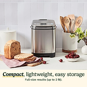 Cuisinart Bread Maker, Up To 2lb Loaf, New Compact Automatic