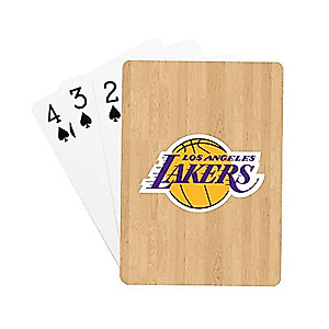 Pro Specialties Group Los Angeles Lakers Playing Cards Hardwood NBA Playing Cards Team Color Small…