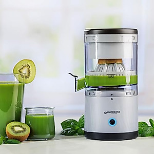 Hurricane Juicer, Powerful Cordless Juice Extractor Machine, Compact Design Fruit Juicer with Dishwasher-Safe Parts, Rechargeable 500 RPM Electric Juicer for Oranges, Berries & More