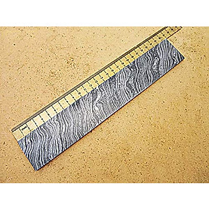 Poshland DBD-659, Custom Handmade Damascus Steel Billet Knife/Blank Blade Making Bar
