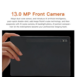 TOPINCN Office Tablet, Dual Camera 10 Inch IPS Tablet PC for Work (US Plug)