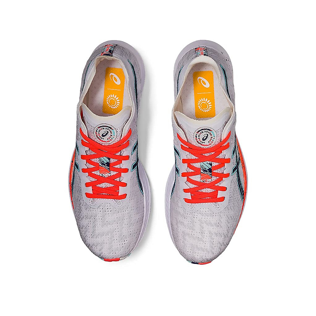 ASICS Women's Magic Speed™ Running Shoes, 10, White/Thunder Blue