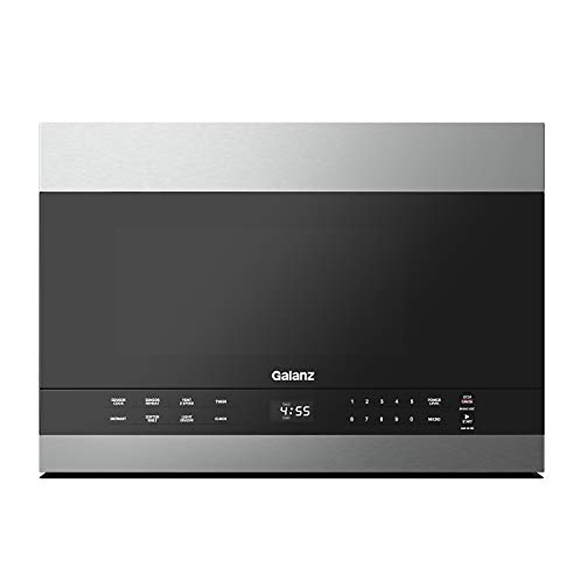 Galanz GLOMJD13S2SW-10 24 inch Over The Range Microwave, Sensor Cooking, Convertible Venting with 2 Speed, LED Lighting, Child Lock, 1000W/120Volts, Stainless Steel, 1.3 Cu Ft