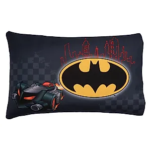 Franco Kids Bedding Super Soft Microfiber Pillowcase, 20 in x 30 in, Batman