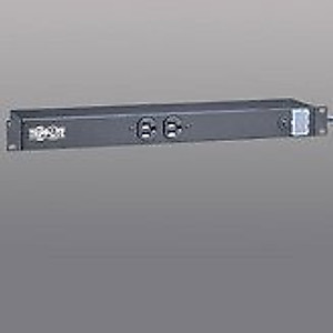 Tripp-Lite IBAR12 Isobar 12-Outlet Network Server Surge Protector, 1U Rack-Mount, 15' Cord, 3840 J, 5-15P, 15A