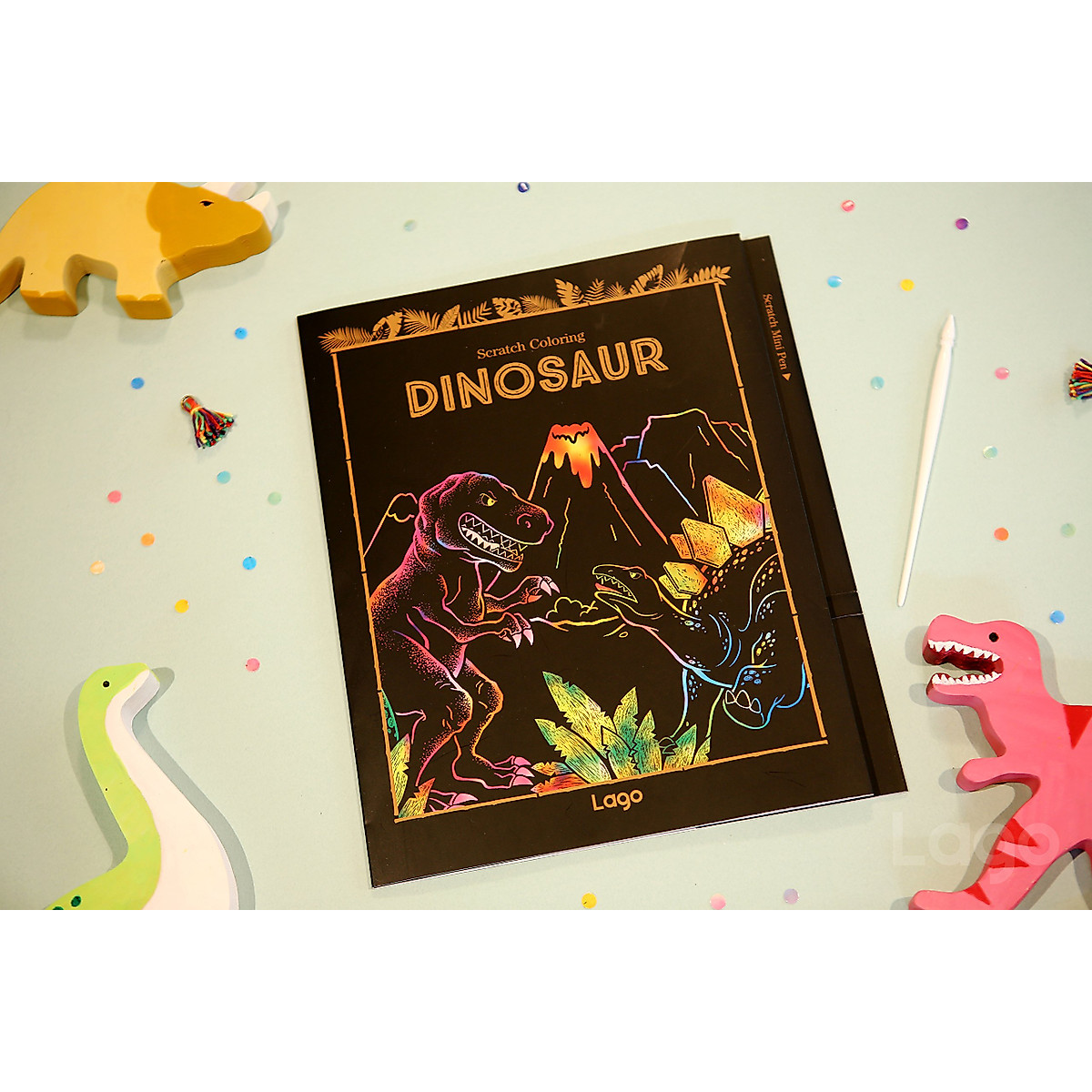 [Lago design] Scratch Coloring Children's Dinosaur (film) Scratch Coloring_Dinosaur