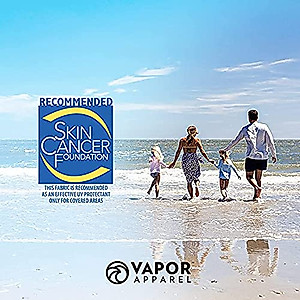 Vapor Apparel Men's Outdoor UPF 50+ Long Sleeve T-Shirt, UV Sun Protection for Fishing, Running, Hiking, XL, White