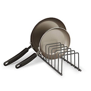 Spectrum Dish Drying Rack for Kitchen Counter, Euro Kitchen Organizer (Industrial Gray) - Space-Saving Dish Rack Holder - Dish Drainer for Pots & Pans, Plates, Cutting Boards, Serving Trays & Lids