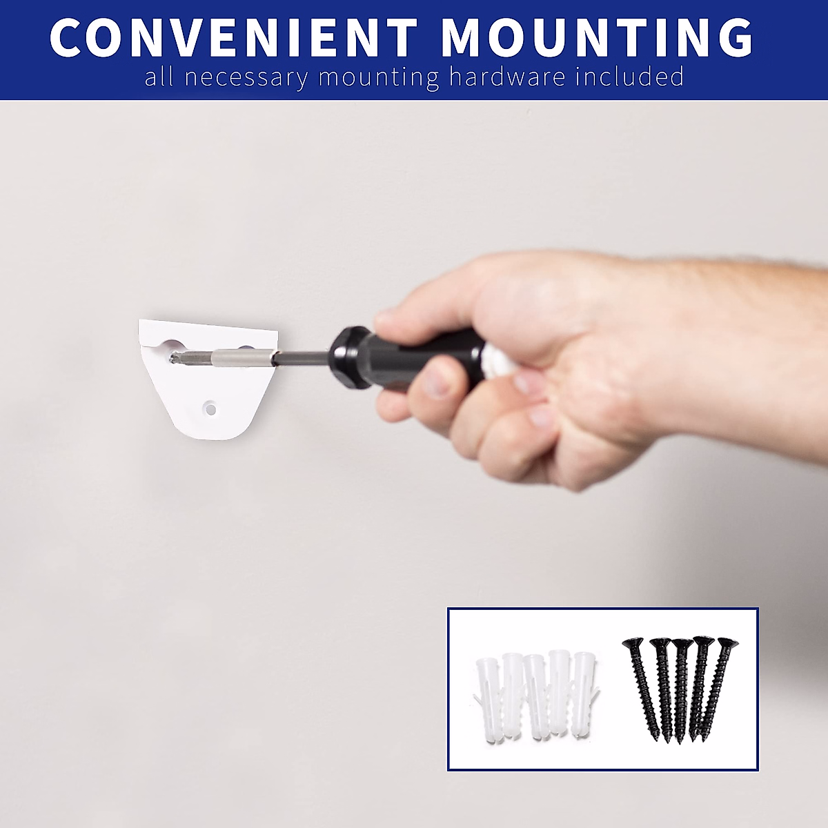 VIVO 2-in-1 Wall and Under Desk Mount Bracket Designed for PS5 and PS5 Slim Gaming Console, PlayStation 5 Standard and Digital Edition, Vertical Wall Display, 2 Controller Mounts, White, MOUNT-PS5CW