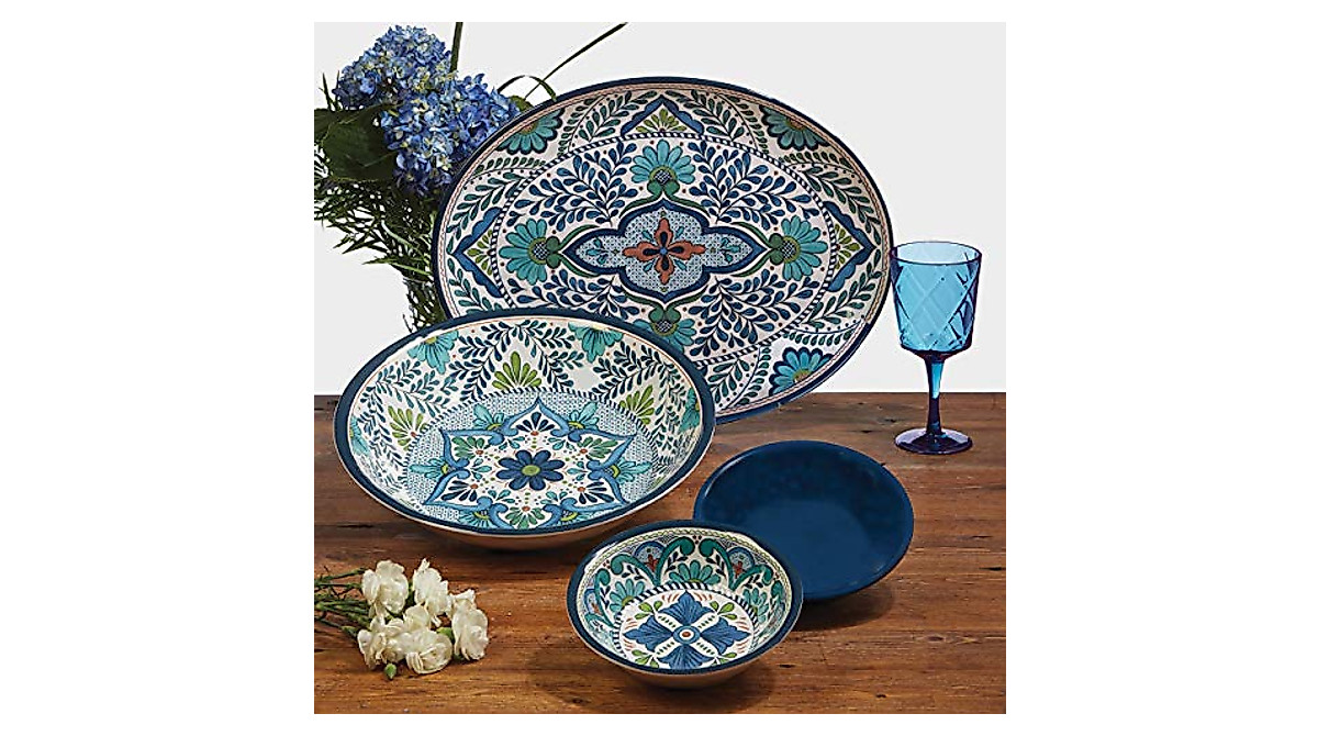 Certified International Talavera Melamine Platter Set