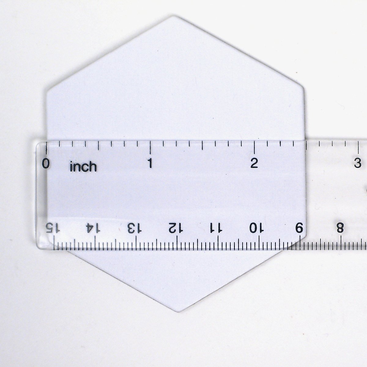 Value Pack of 30 - Blank 2.5" Hexagon Hex Board Game Chits Tiles Counters Markers DIY D&D
