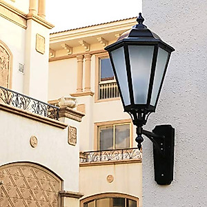 WSSBK Garden Lights - Outdoor Waterproof Wall Lights Outdoor Courtyard Balcony Home Garden Simple Villa Doors Corridor Aisle Lights