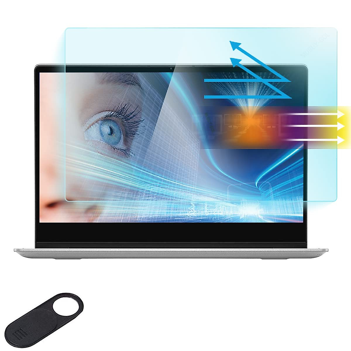 11.6" Laptop Screen Protector Blue Light Glare Filter (10.1" x5.7"/W x H) for with 11.6 Inch 16:9 Aspect Ratio Screen HP/Dell/Sony/Samsung/Lenovo/Acer/MSI/Razer Blade/LG Gram 11.6" Laptop