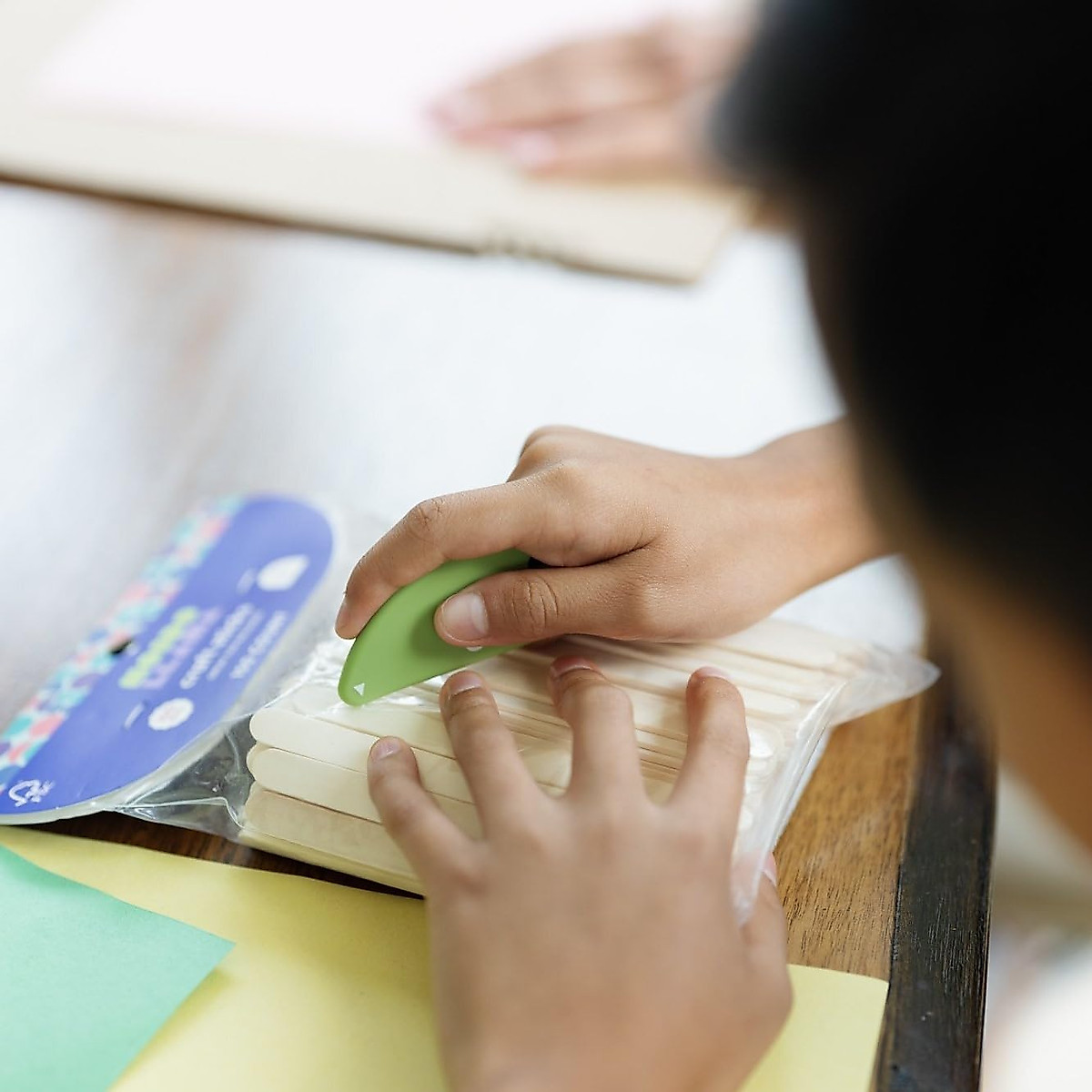 Slice Ceramic Blade, Safety Cutter Finger Friendly, Cuts Blister Packaging, Paper & Ideal for Outline Trims of Shapes or Coupons, 1 Pack, Green