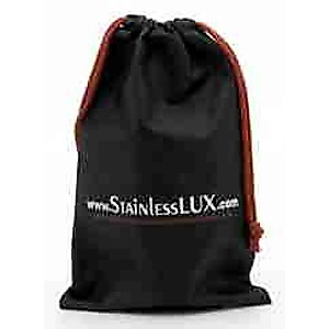 StainlessLUX 73344 Brilliant Stainless Steel Wine Glass/Wine Tasting Goblet (New version with 1/4" taller)- Quality Drinkware for Your Enjoyment