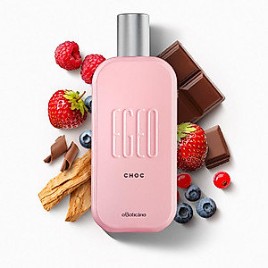 O BOTICARIO Egeo Choc Eau de Toilette, Orange Plum & Apricot Fragrance Perfume for Women, 3 Ounce