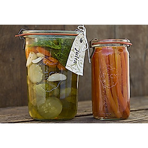 Weck 900 Tall Mold Jar - 1/5 Liter, Set of 6