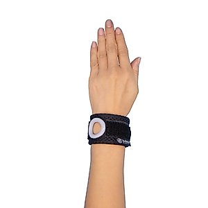 Bullseye Wrist Band – Wrist Brace for Ulnar Sided Wrist Pain, TFCC Tear, Pinky Side Wrist Pain, DRUJ Instability, Repetitive Use Injury – Size S/M