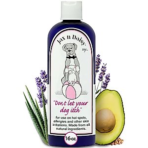 Jax N Daisy don t let Your dog Itch Lotion Itch Relief for Dogs 16oz Treatment and Skin Soother for Dogs With Itchiness dog Grooming Supplies Anti for