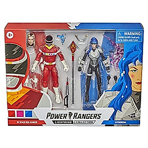 Power Rangers Lightning Collection in Space Red Ranger Versus Astronema 2-Pack 6-Inch Premium Collectible Action Figure Toys with Accessories
