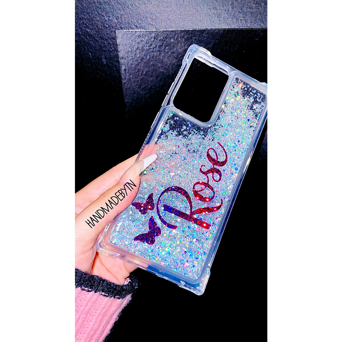 HandmadebyTN glitter case for iPhone 16 Pro max iPhone 14 Pro max iPhone 13 pro Max iPhone 15 pro max iPhone 12 case | compatible for Galaxy S24 Ultra case Galaxy S23 Ultra S22 ultra S24 Plus case