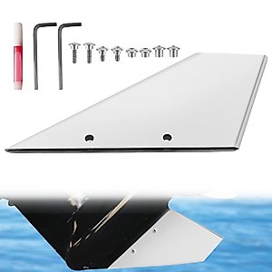 35-SS625 Skeg Guard Safe-Skeg Protector Tool Kit Marine-Grade Stainless Steel Replacement for Yamaha Honda Mercury/Mariner Force Nissan Tohatsu Outboard Engines