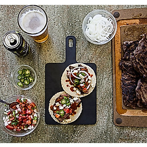 Epicurean Handy Series Cutting Board with Handle, 9-Inch by 7-Inch, Slate