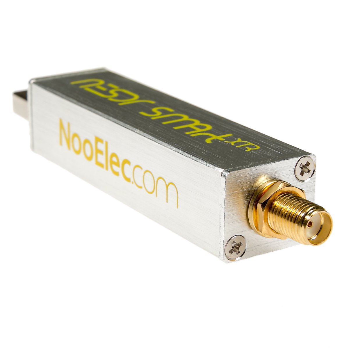 NooElec NESDR Smart XTR SDR - Premium RTL-SDR w/Extended Tuning Range, Aluminum Enclosure, 0.5PPM TCXO, SMA Input. RTL2832U & E4000-Based Software Defined Radio